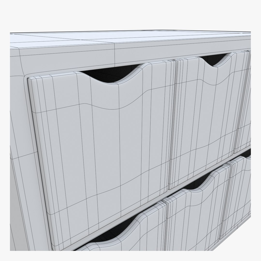 Cabinet Dae Box 3d Model