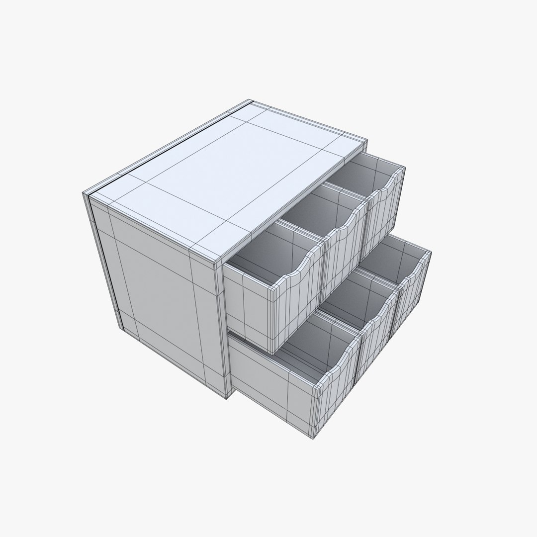 Cabinet Dae Box 3d Model