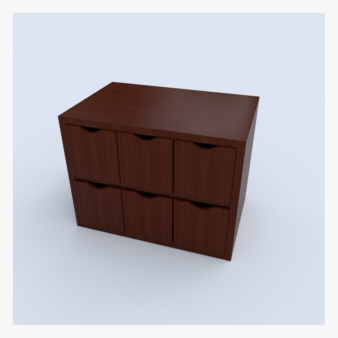 Cabinet Dae Box 3d Model