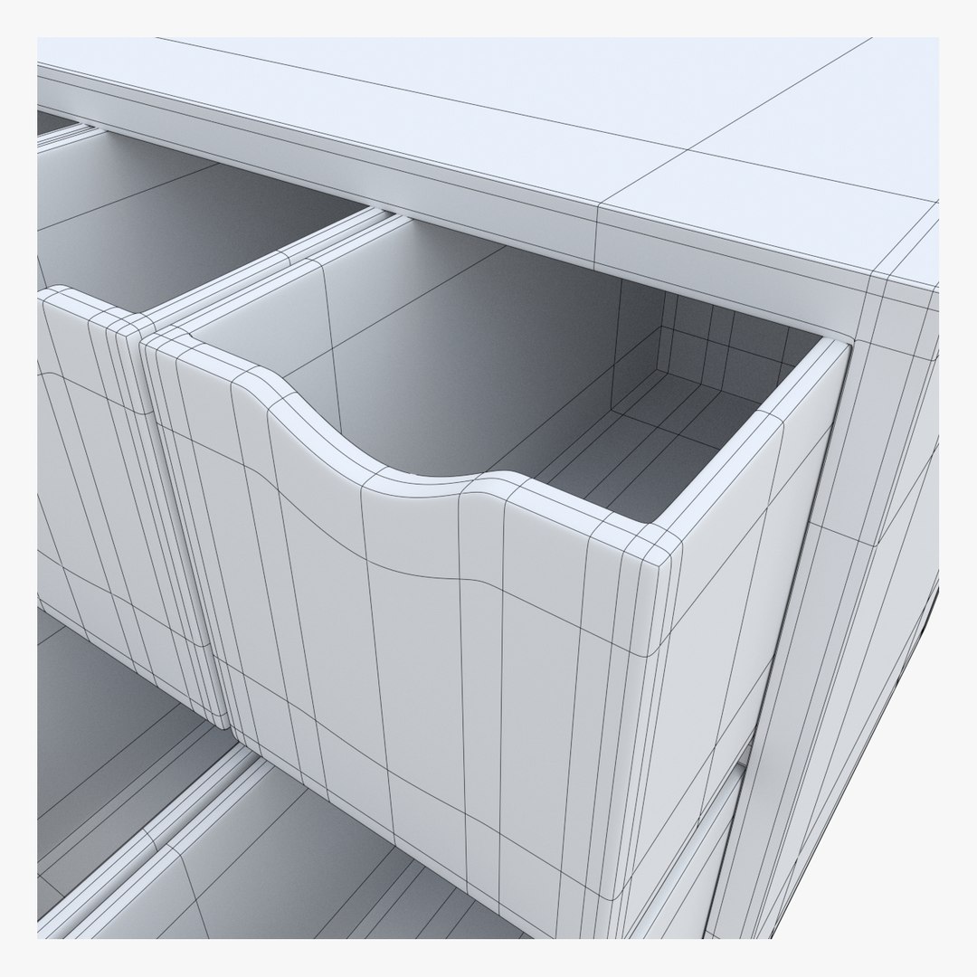 Cabinet Dae Box 3d Model