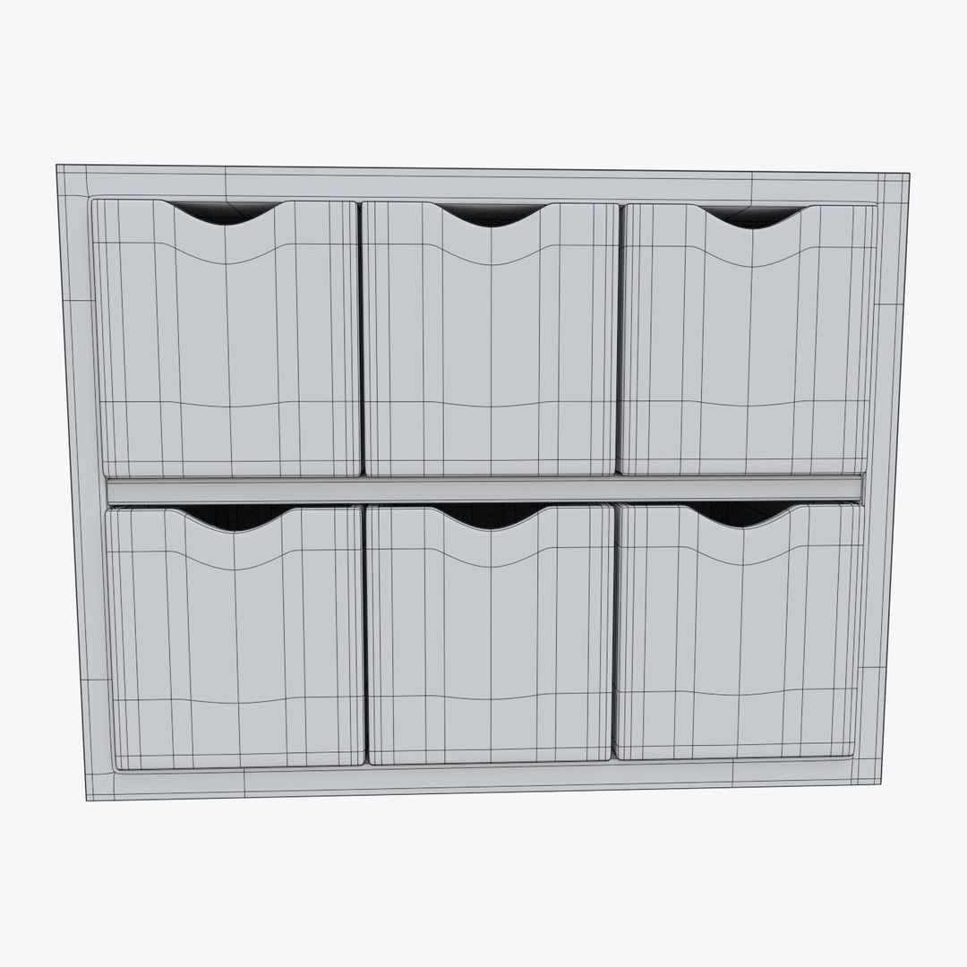 Cabinet Dae Box 3d Model