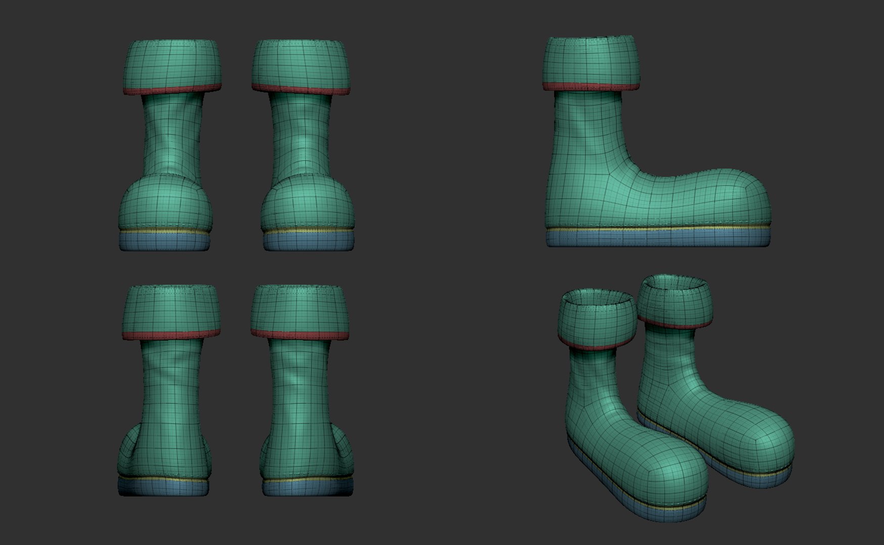 05 boots - pack 3D - TurboSquid 1564362