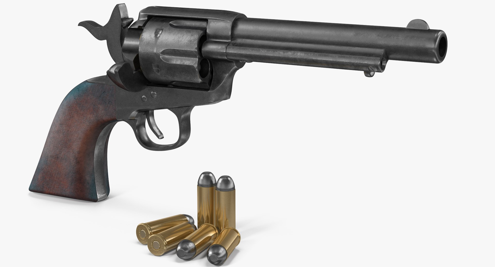 3D colt 1873 single action model - TurboSquid 1257351