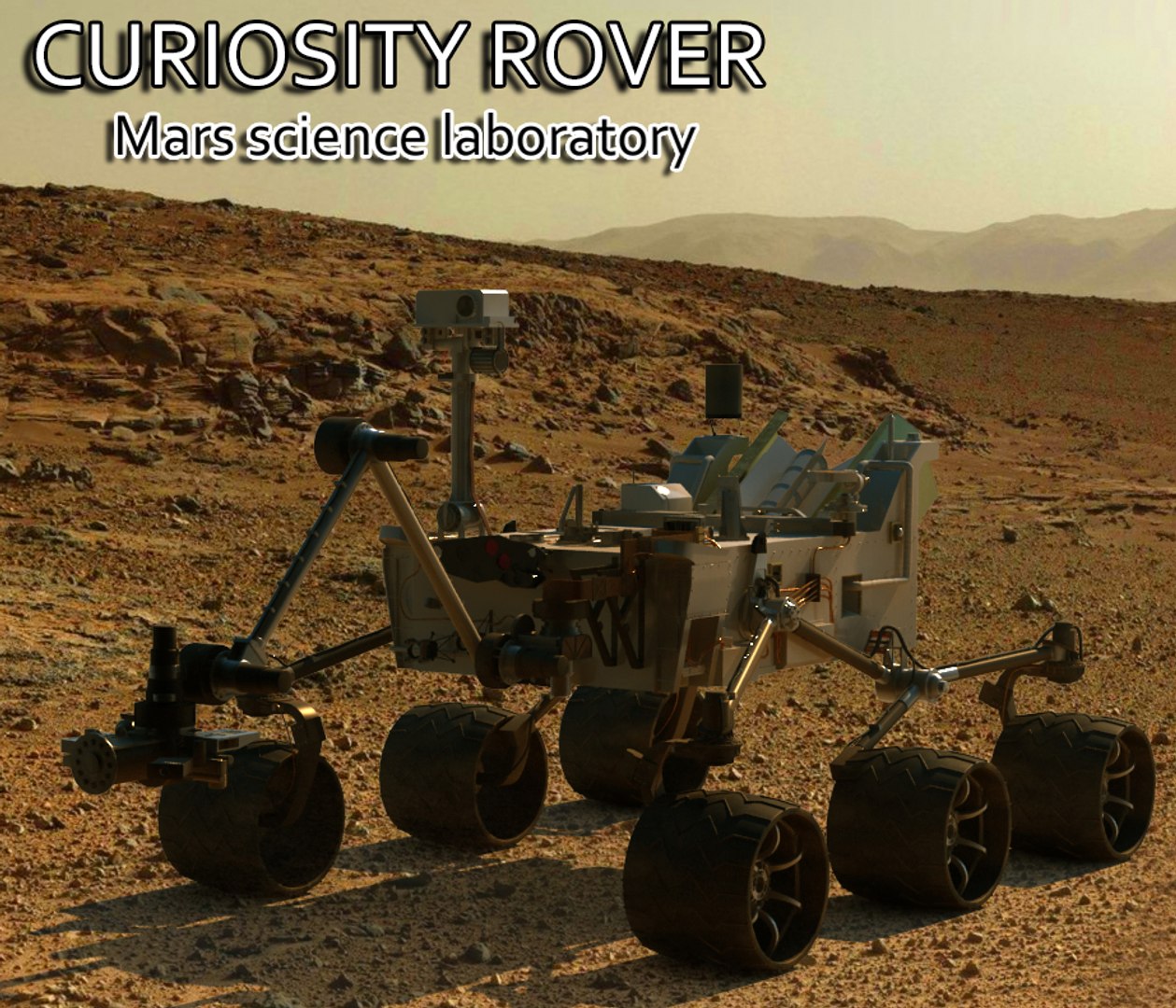 Curiosity Mars Rover Max