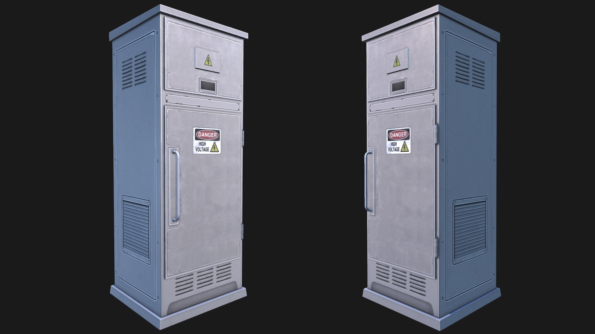 Utility Box 04 3d Model