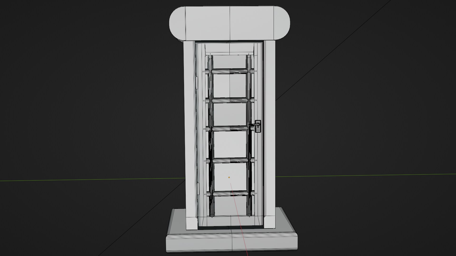 3D Phone Booth Model - TurboSquid 2137115