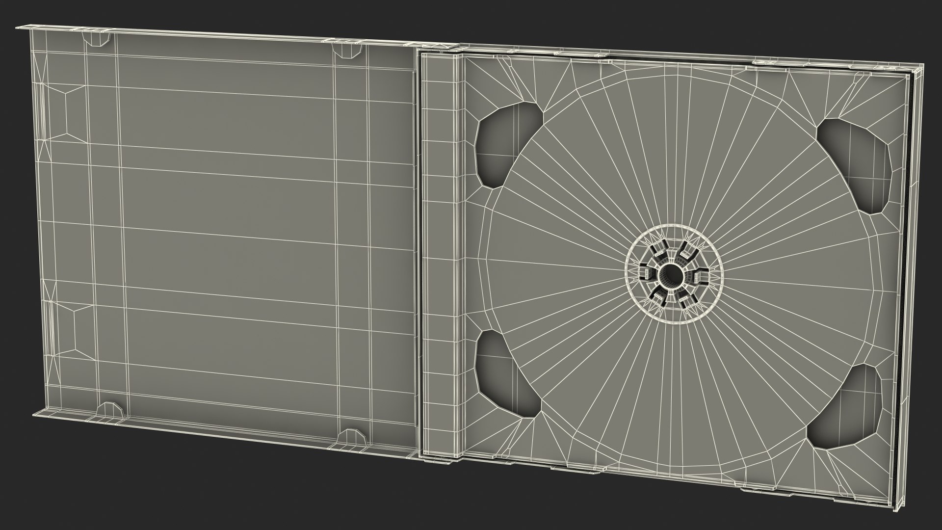 Clear Double CD Jewel Case 3D Model - TurboSquid 1808626