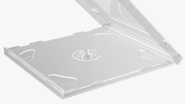 Clear Double CD Jewel Case 3D model - TurboSquid 1808626