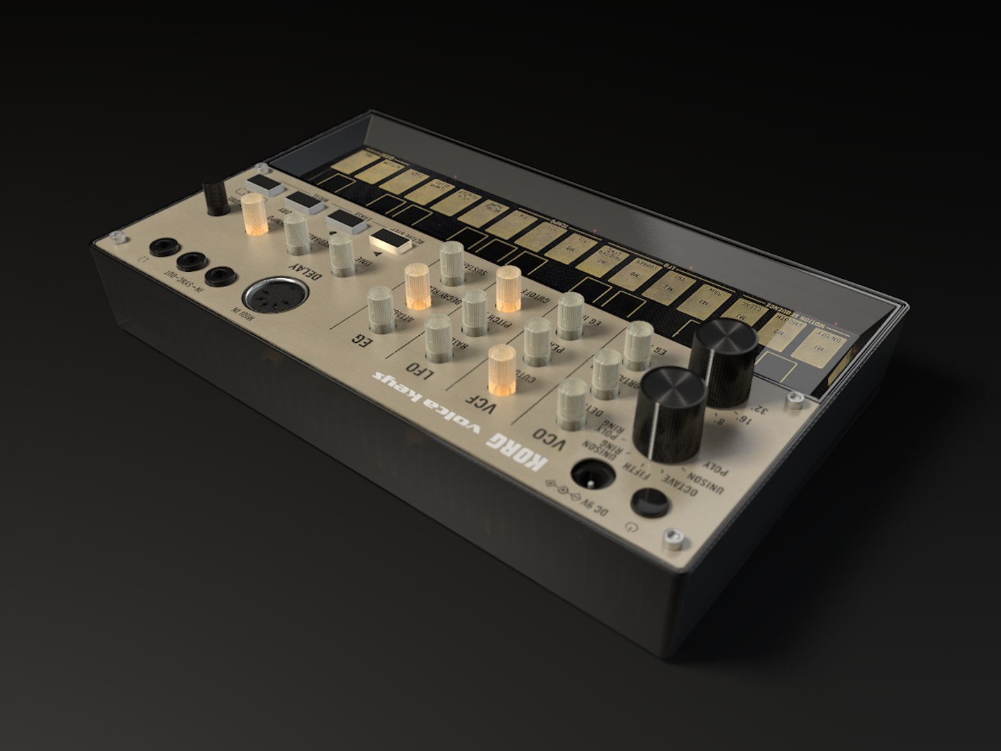 Korg Volca Keys Synthesizer 3D Model - TurboSquid 1386648