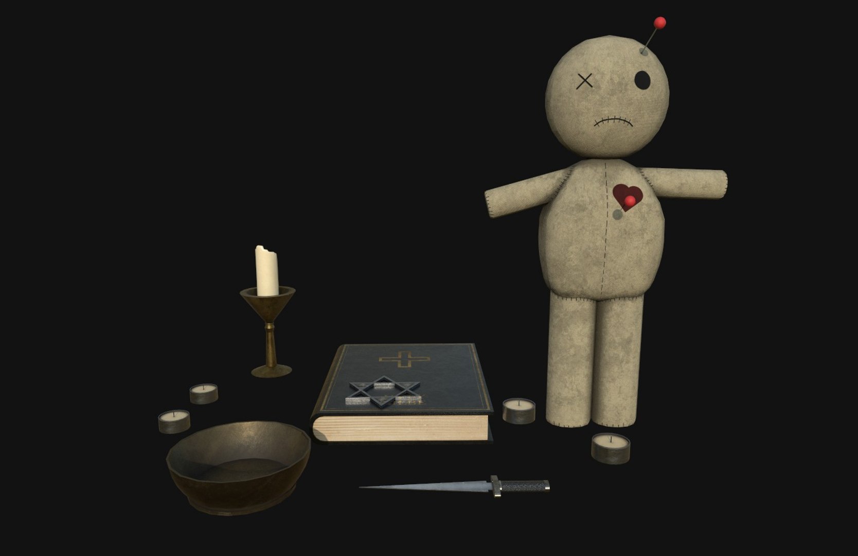 3D Ritual Objects Model - TurboSquid 1611233