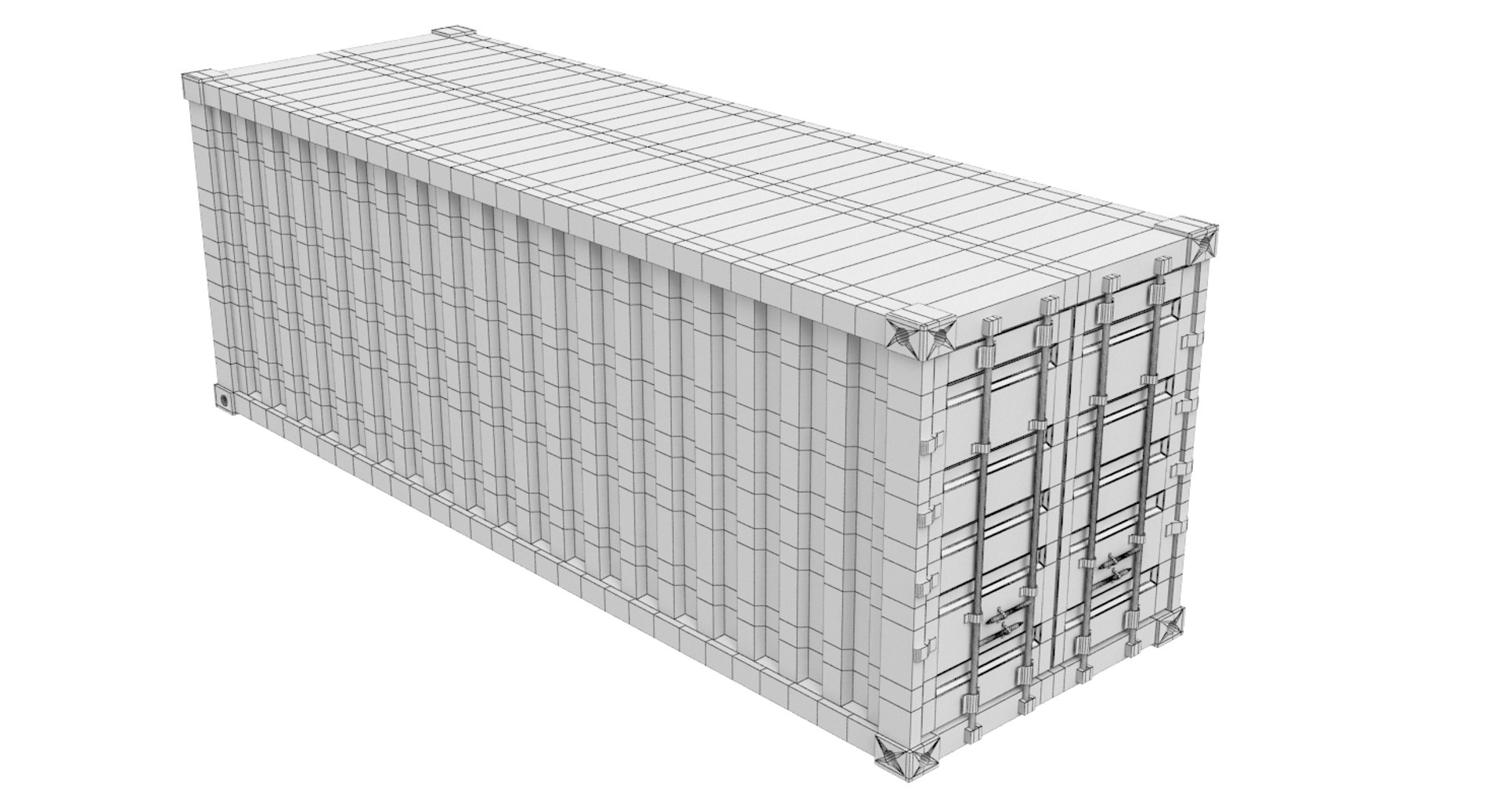 3D Shipping Container Model - TurboSquid 1342464