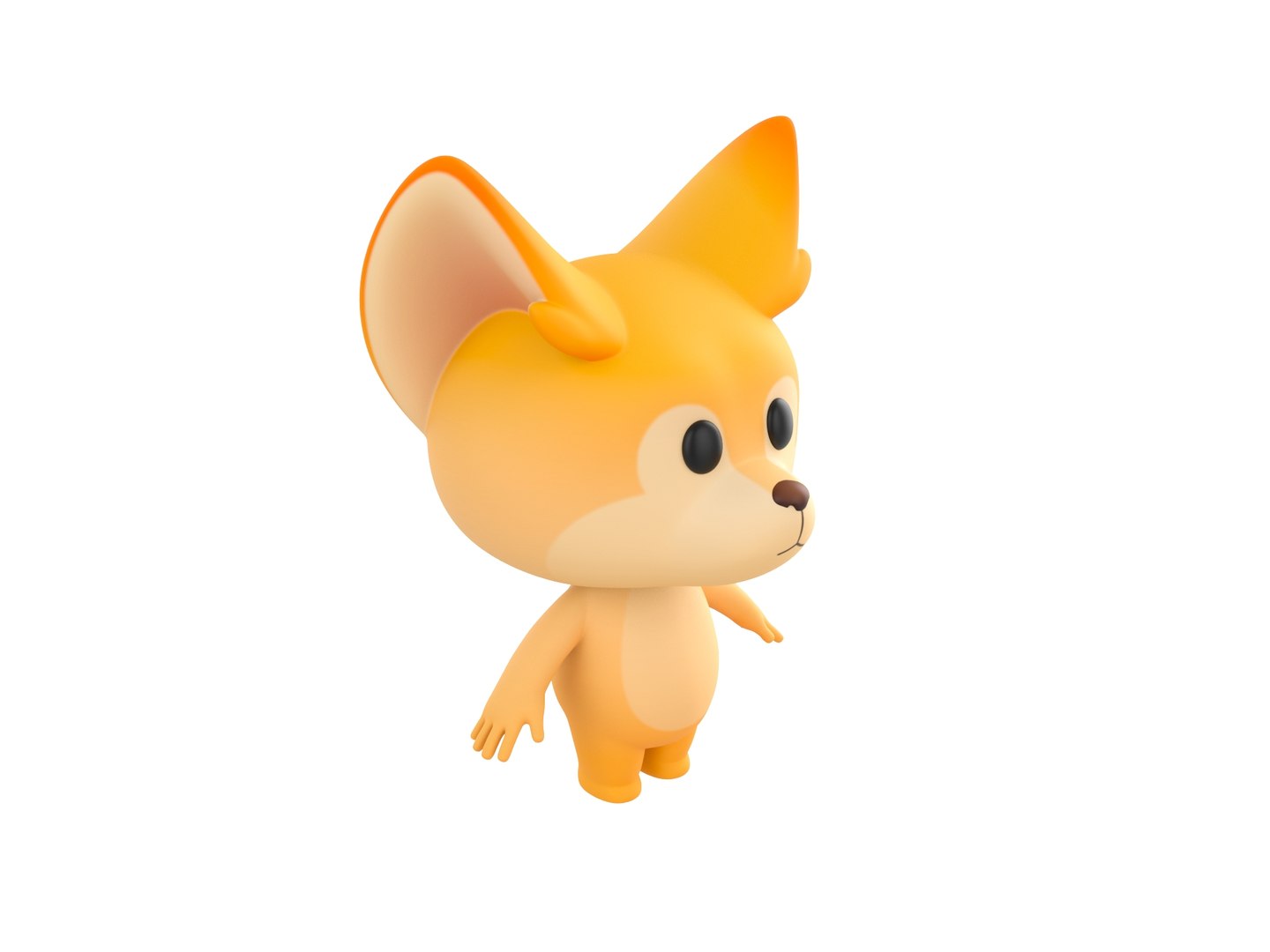 3D Model Character193 Fennec - TurboSquid 1962045