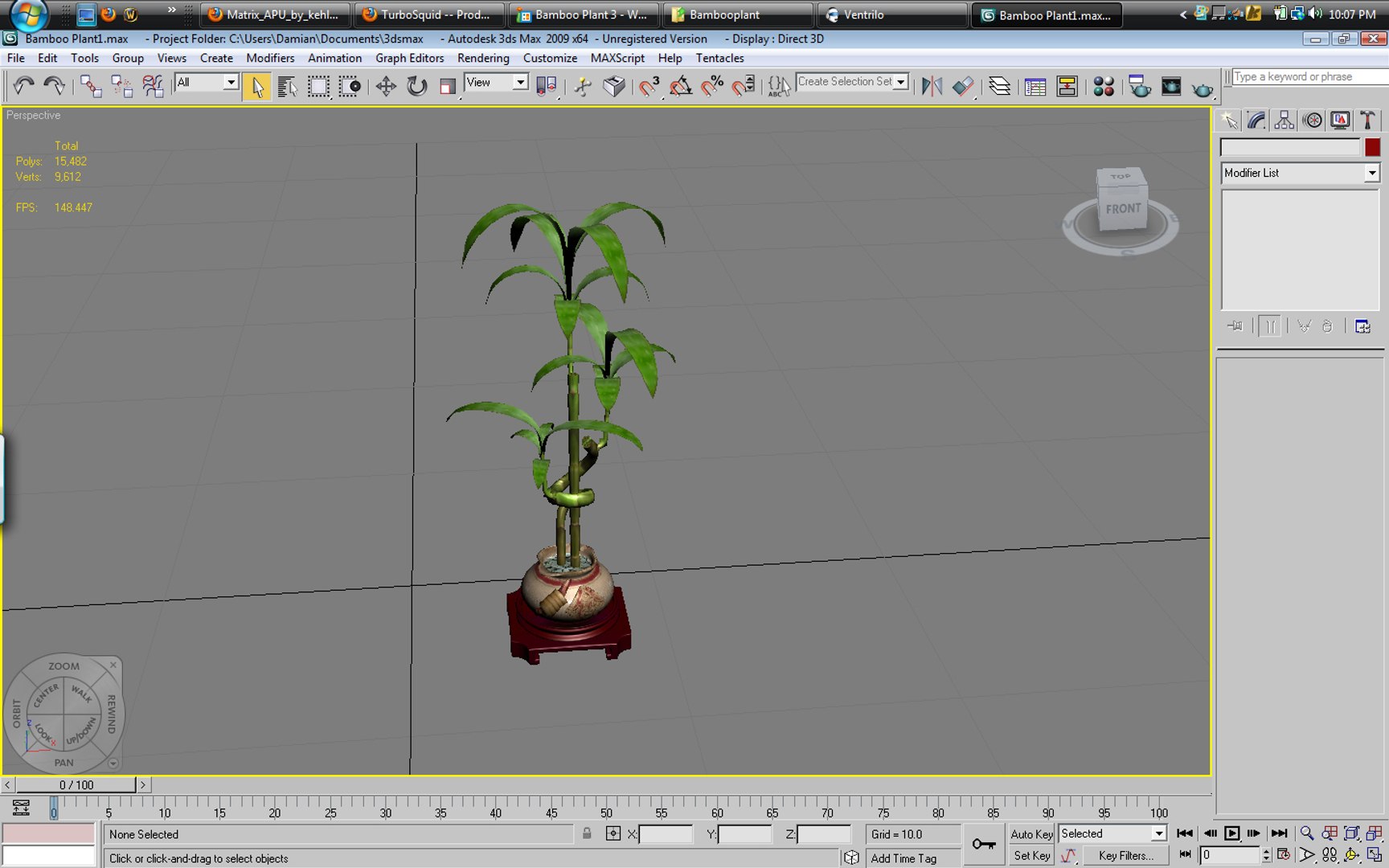 Bamboo Plant 3d Max