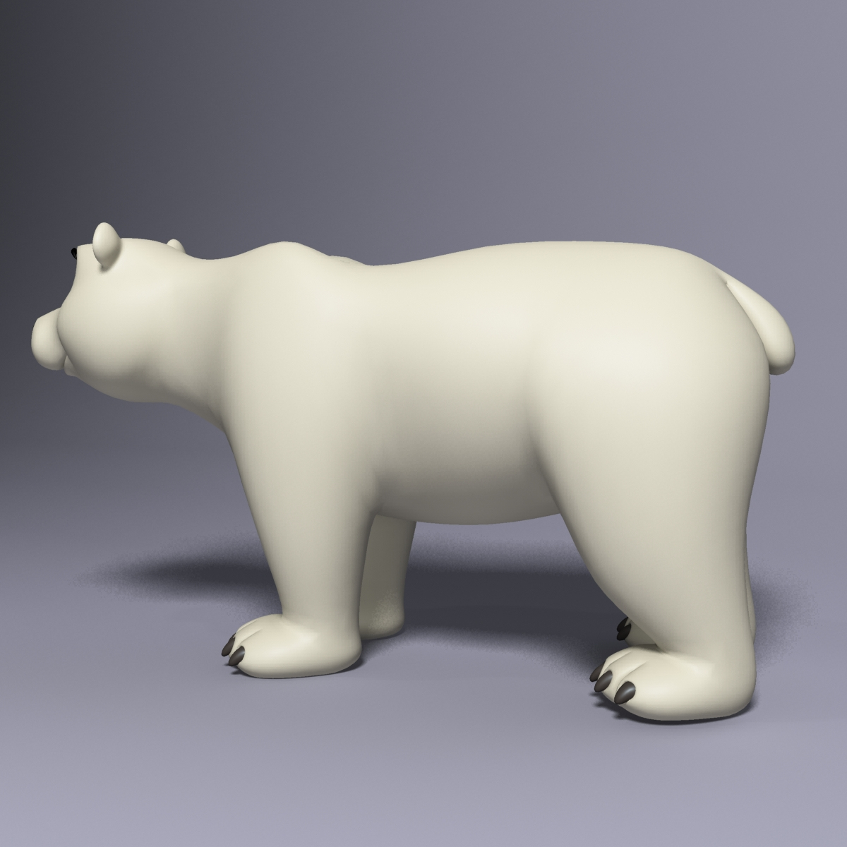 max cartoon bear rigged