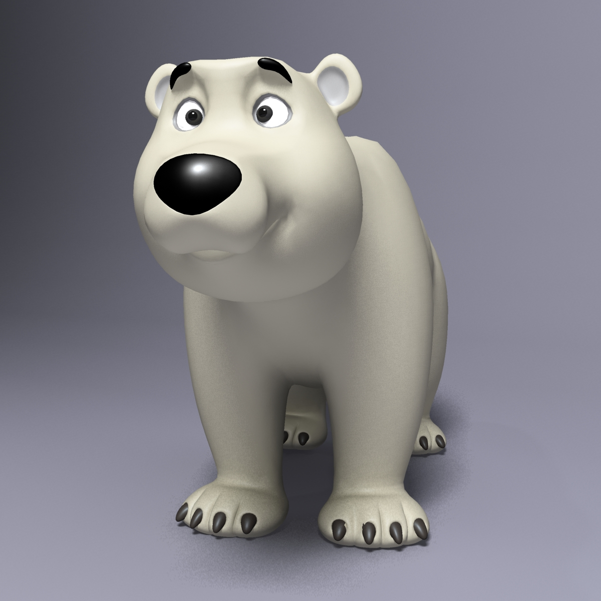 max cartoon bear rigged