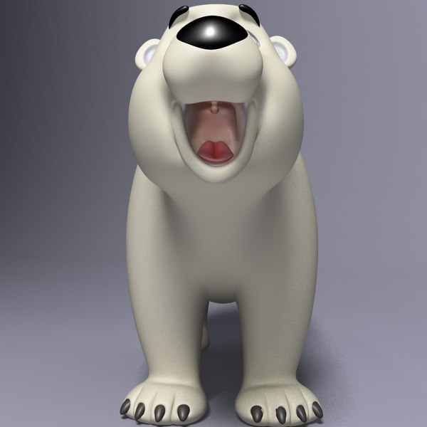max cartoon bear rigged