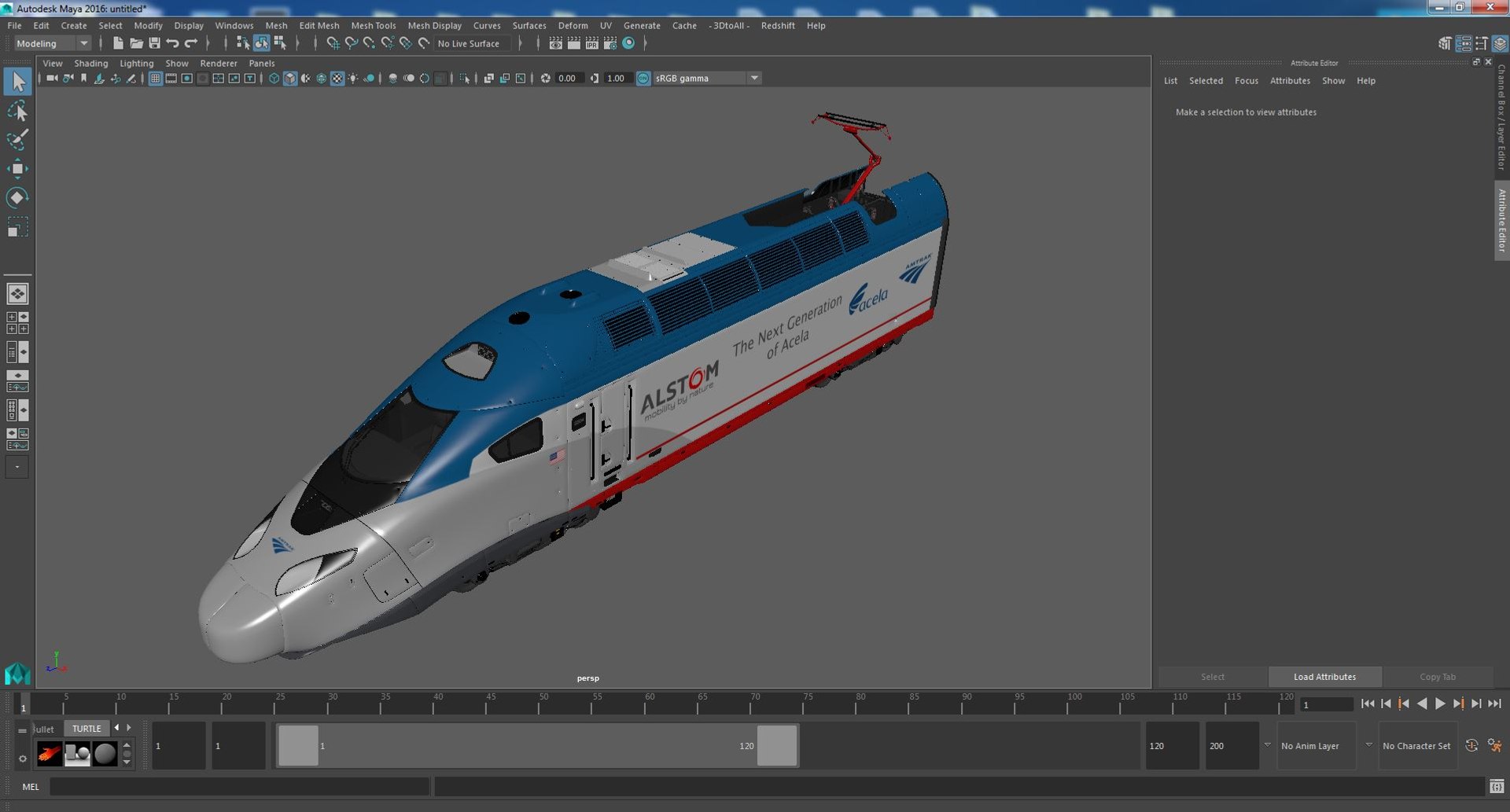 Locomotive Train Amtrak Alstom Avelia Liberty 3D - TurboSquid 2089668
