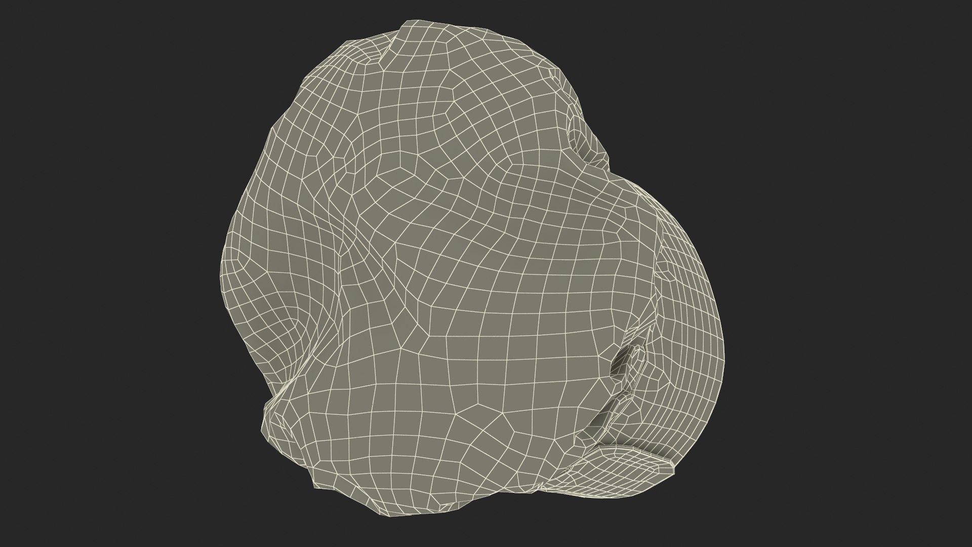 3D Puffy Chef Hat In Red Model - TurboSquid 2256433