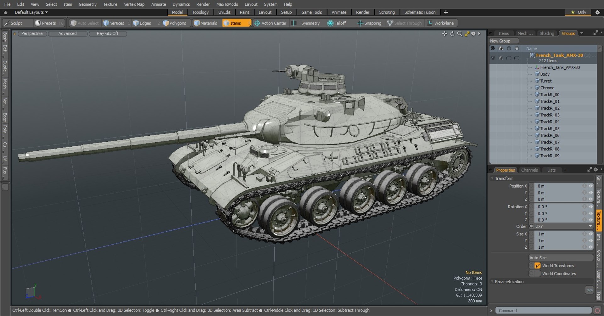 French AMX-30 3D model - TurboSquid 1819392