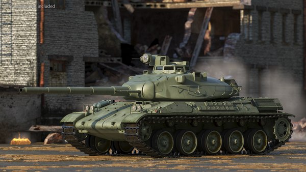 프랑스 AMX-30 3D 모델 - TurboSquid 1819392