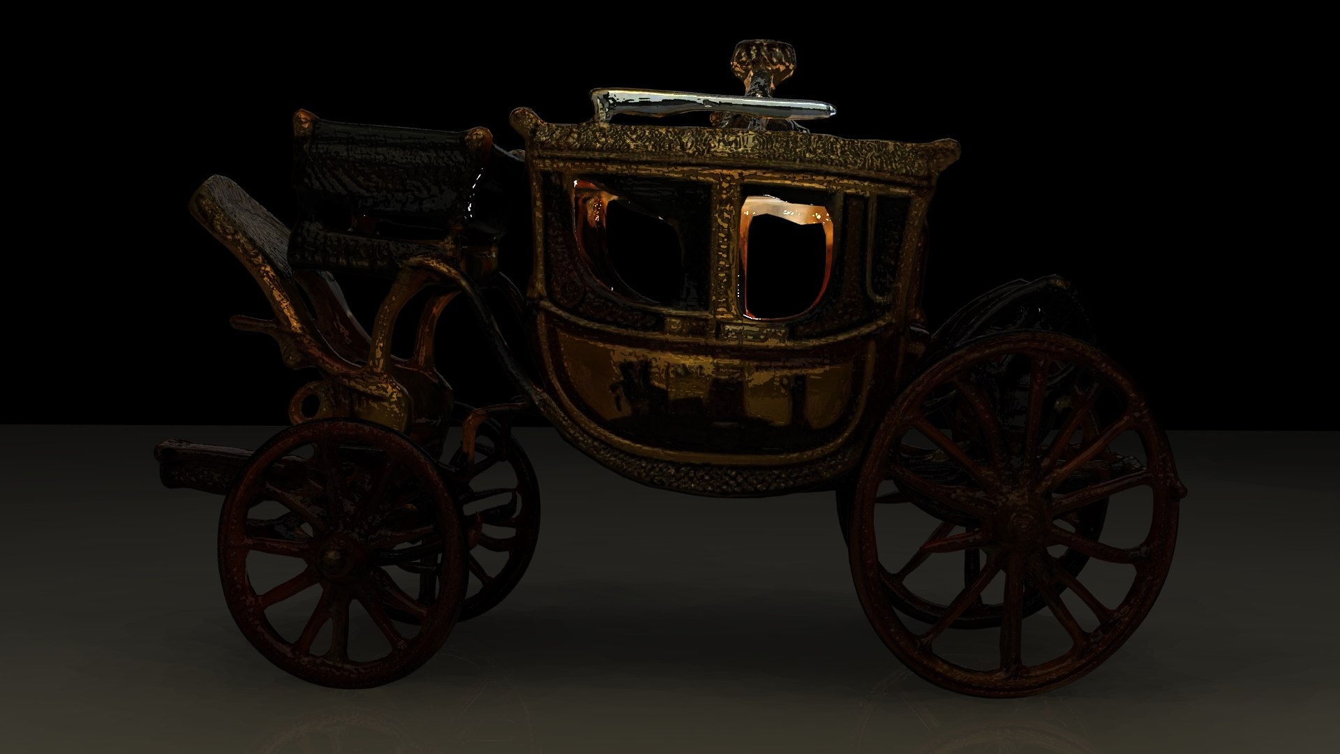 Chinese Ancient Carriage Figure Model - TurboSquid 2316564