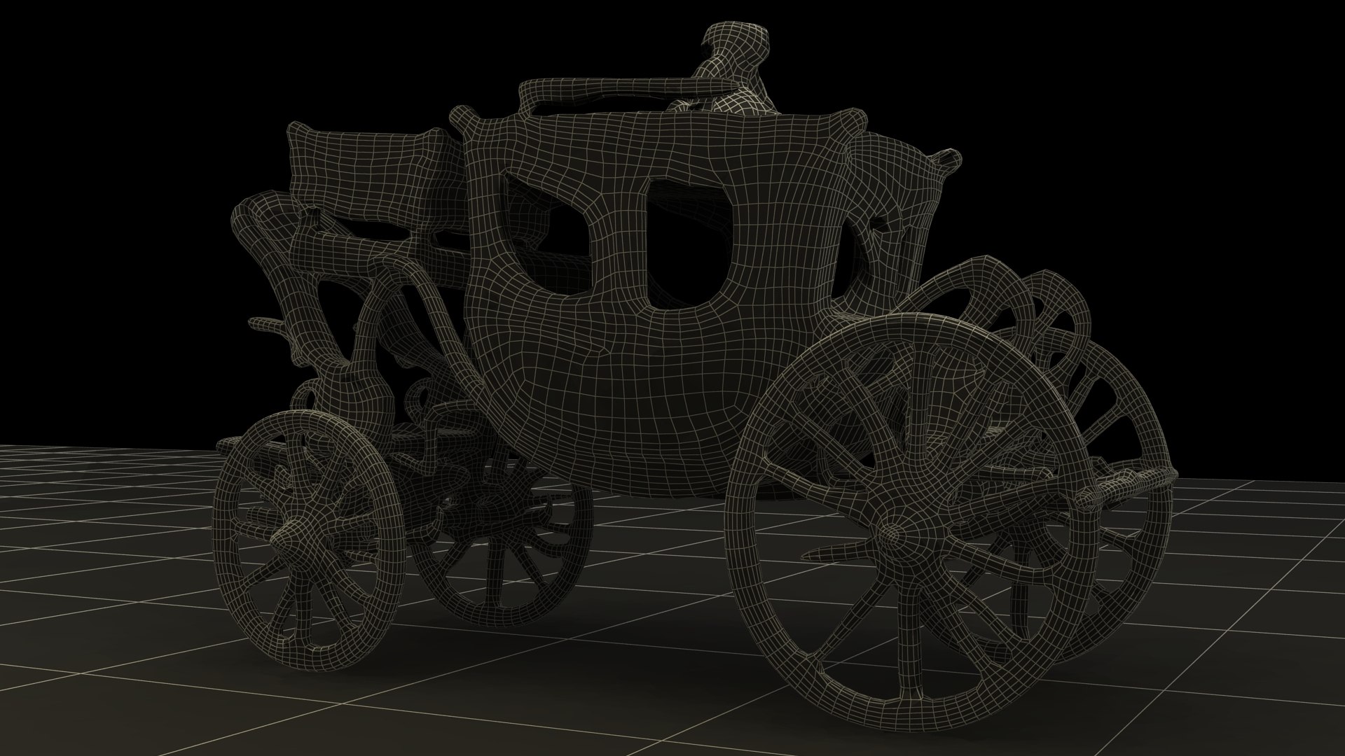 Chinese Ancient Carriage Figure Model - TurboSquid 2316564