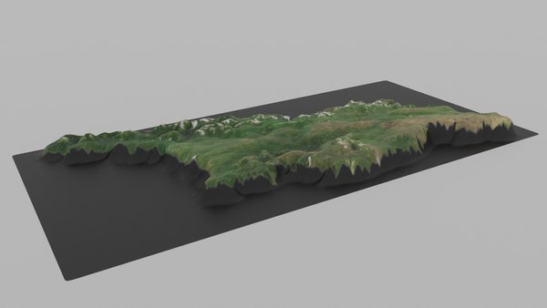 modelo 3d Georgia Map Country - TurboSquid 2075869