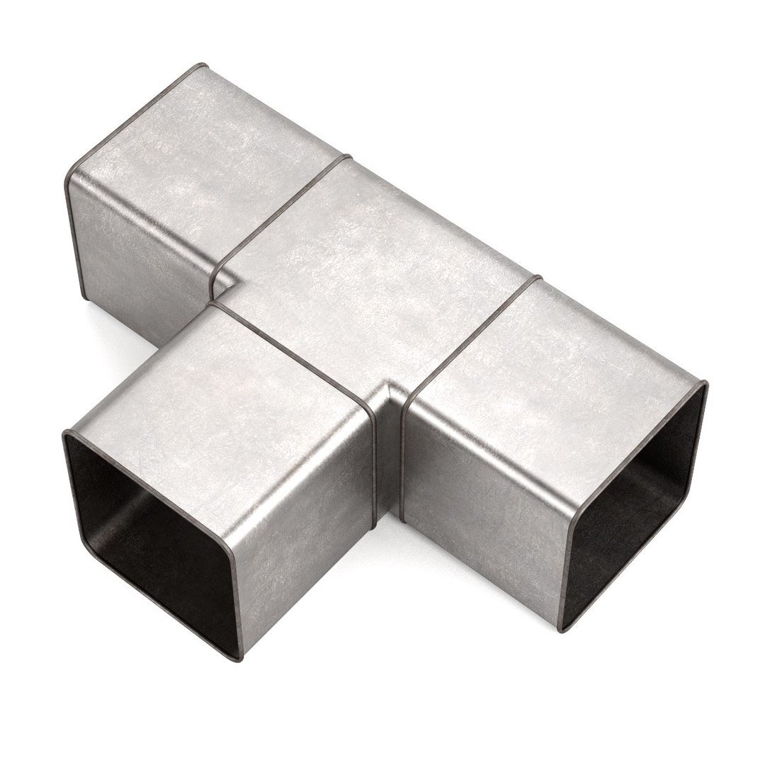 Square Pipes 3d Model