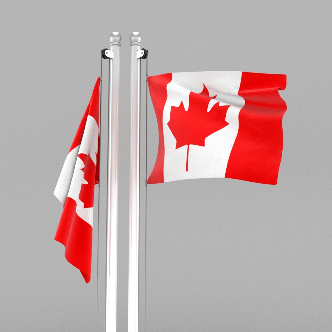3D canada flag - TurboSquid 1645236