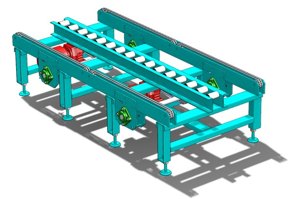 Chain conveyor model - TurboSquid 1247525