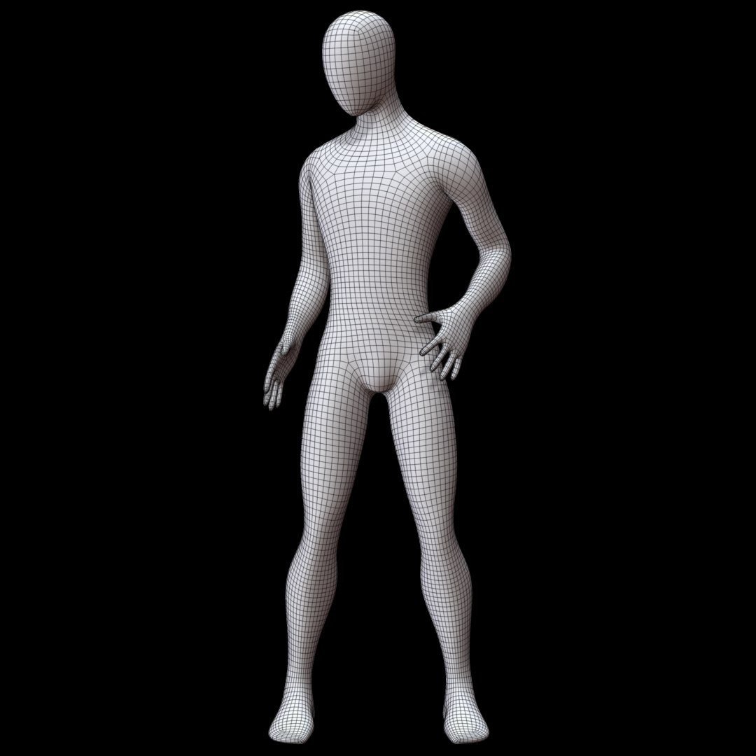 Mannequin Man Male 3D Model - TurboSquid 1638358