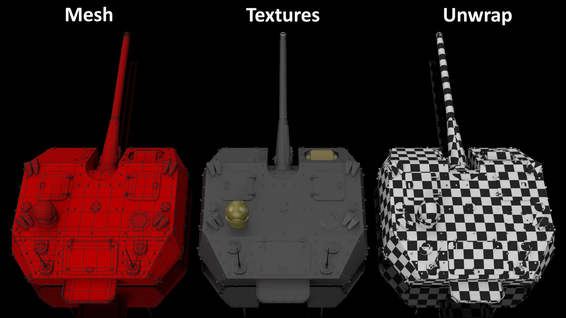 Tank Turret 3D - TurboSquid 1789504
