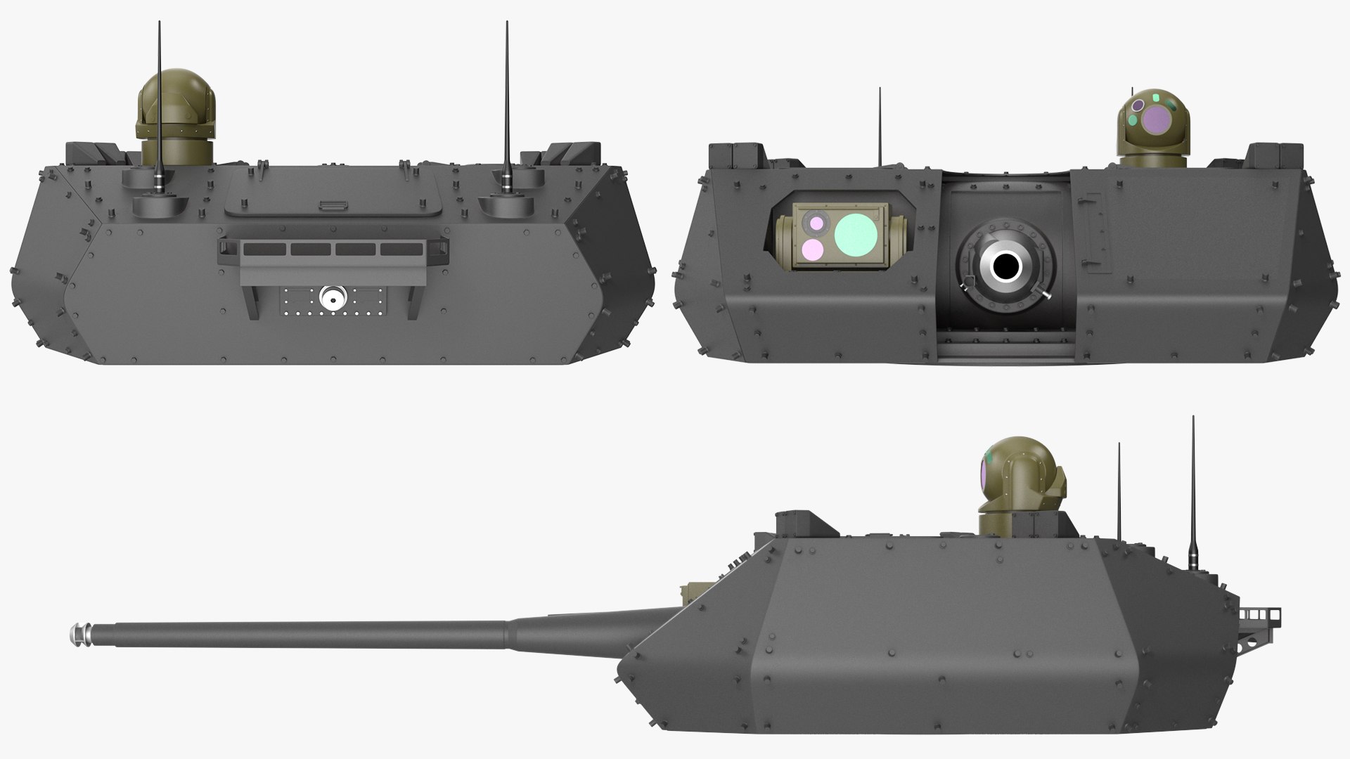 Tank Turret 3D - TurboSquid 1789504