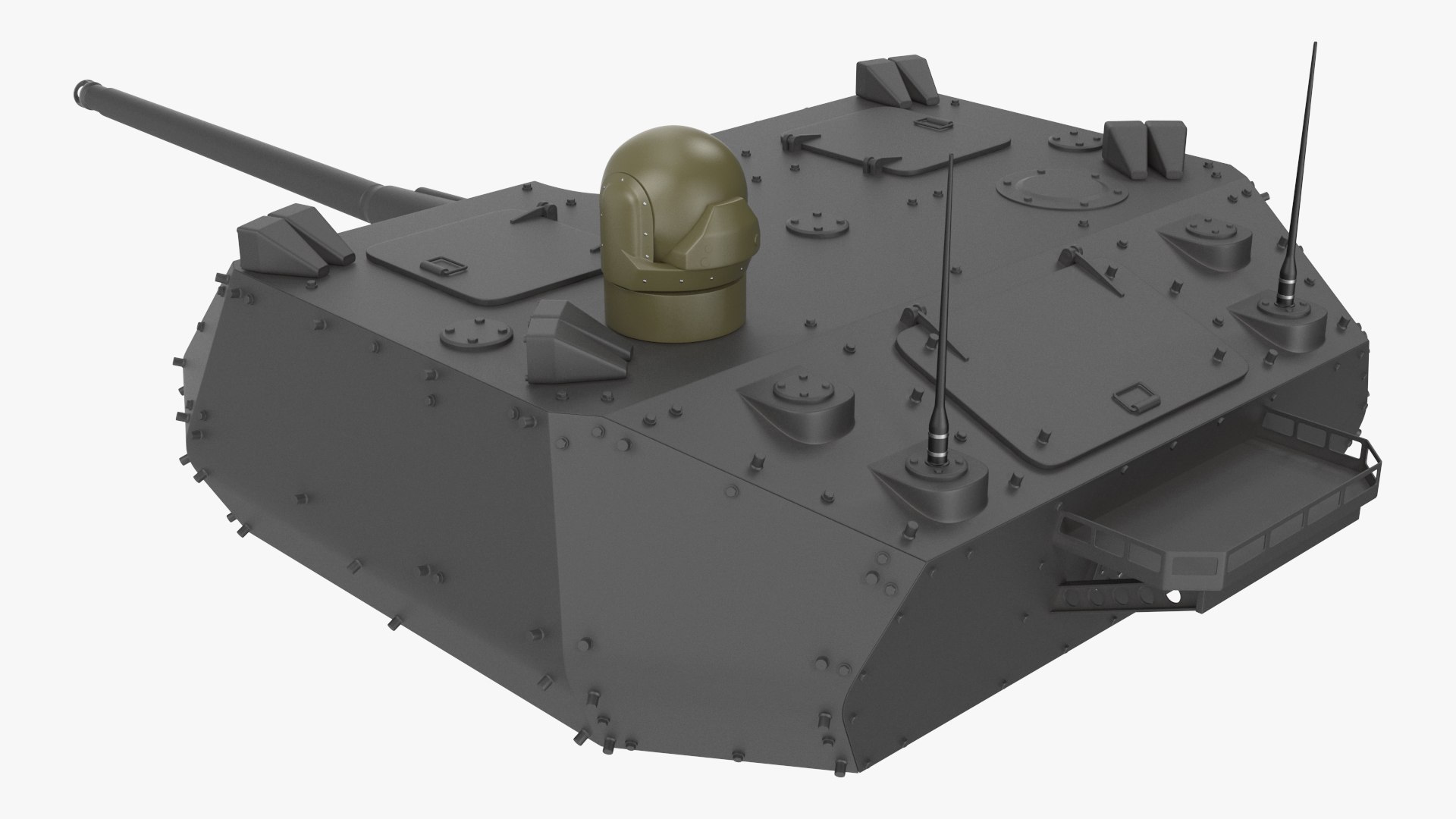 Tank Turret 3D - TurboSquid 1789504
