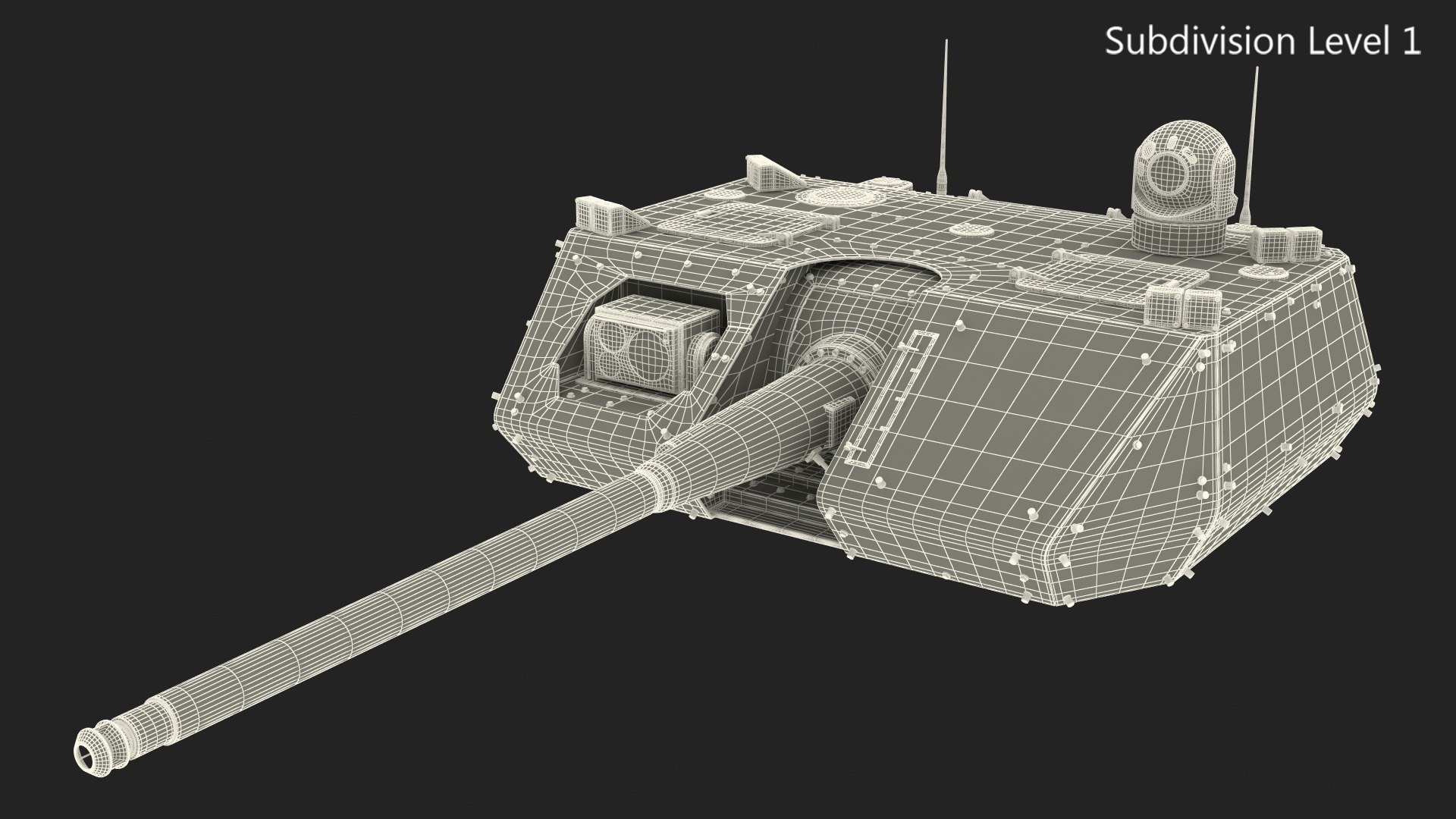 Tank Turret 3D - TurboSquid 1789504
