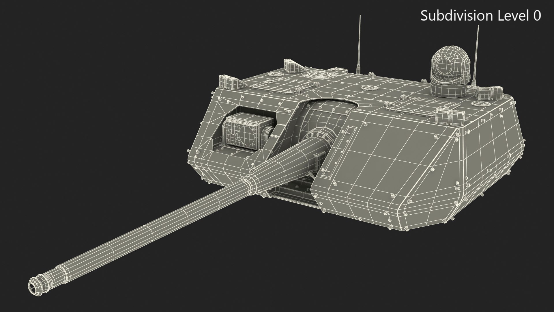 Tank Turret 3D - TurboSquid 1789504