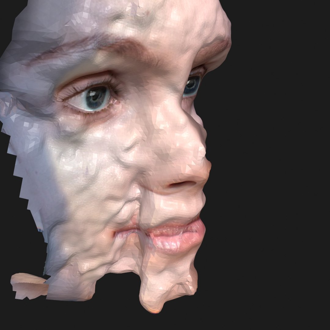 3d Model Face 2