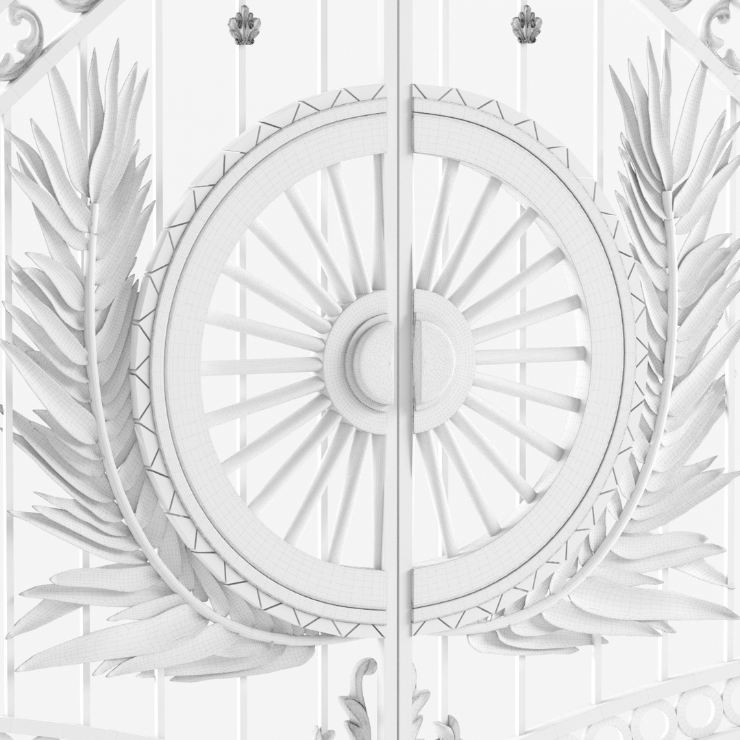 3d model buckingham palace gates
