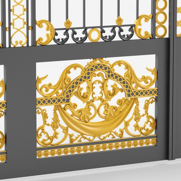 3d model buckingham palace gates