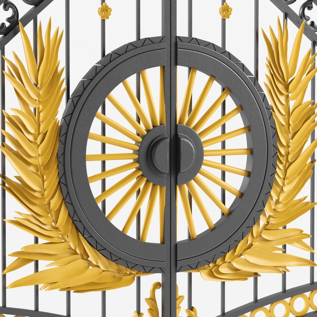 3d model buckingham palace gates
