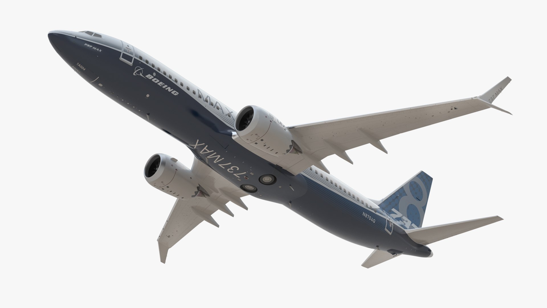 3D Aircraft Boeing 737 MAX 8 In Flying Model - TurboSquid 2328274