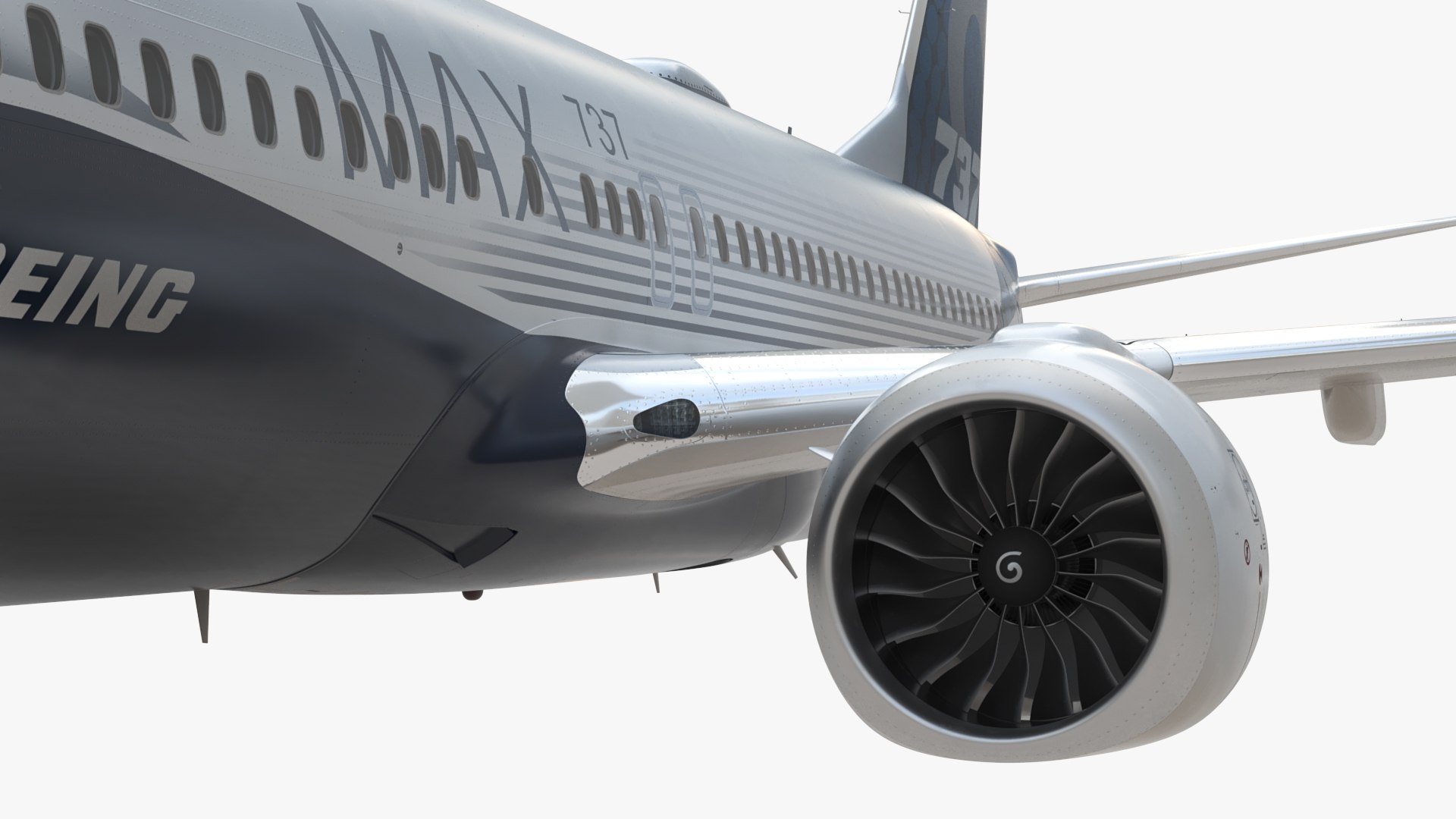 3D Aircraft Boeing 737 MAX 8 In Flying Model - TurboSquid 2328274