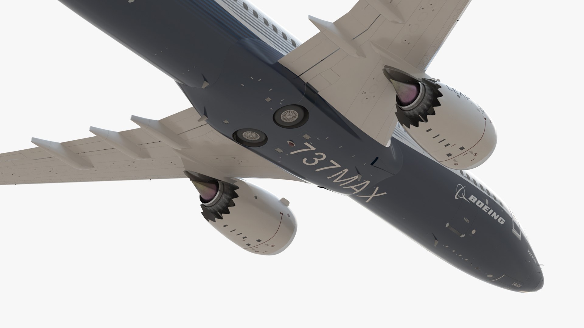 3D Aircraft Boeing 737 MAX 8 In Flying Model - TurboSquid 2328274