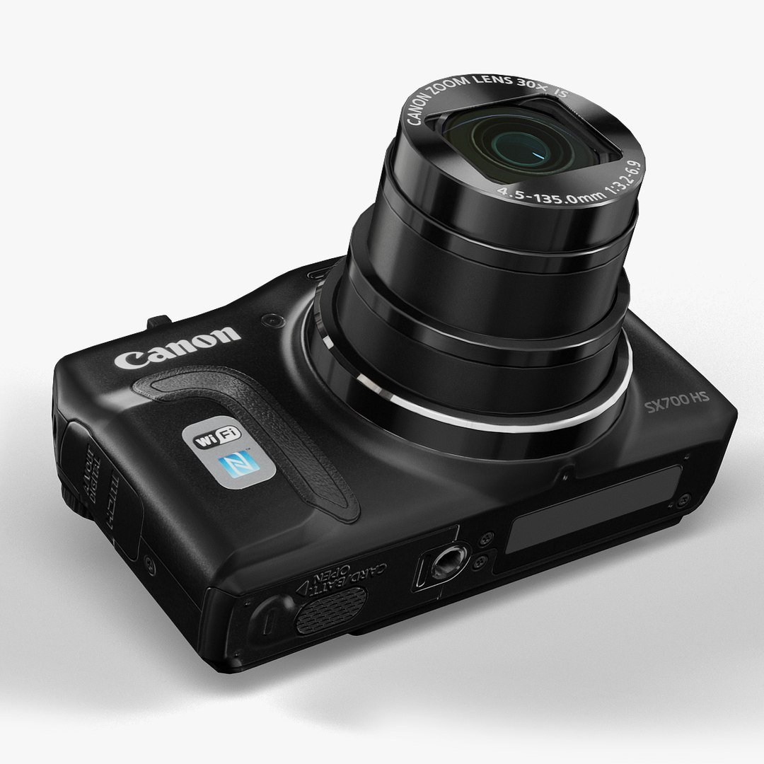 Camera Canon Powershot Sx700 3d Model
