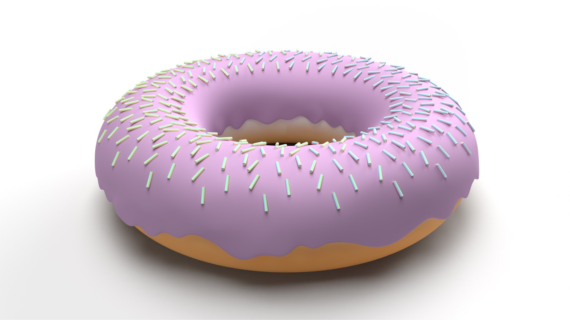 3D Doughnut - TurboSquid 1904210
