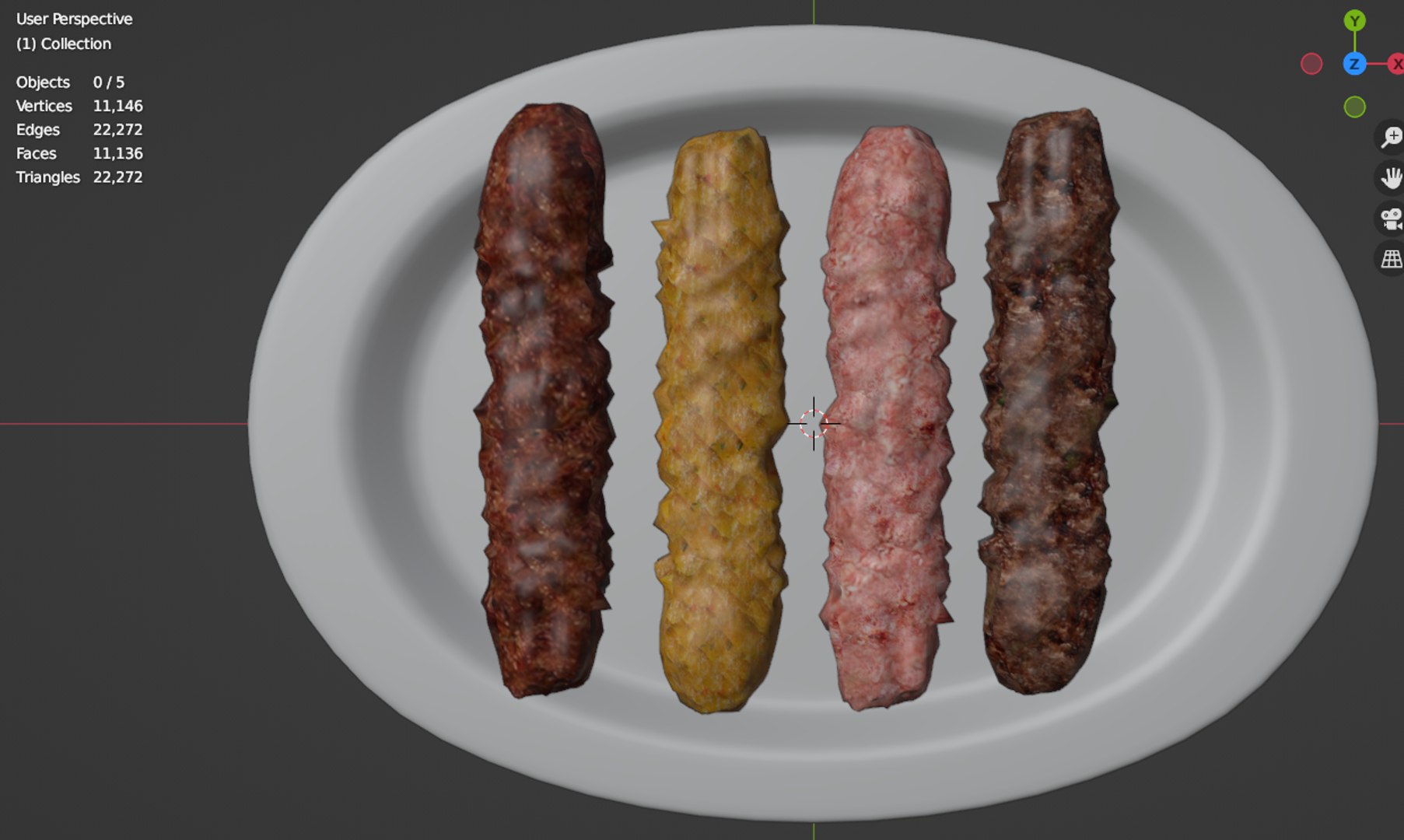 3D Kabab - TurboSquid 2409970