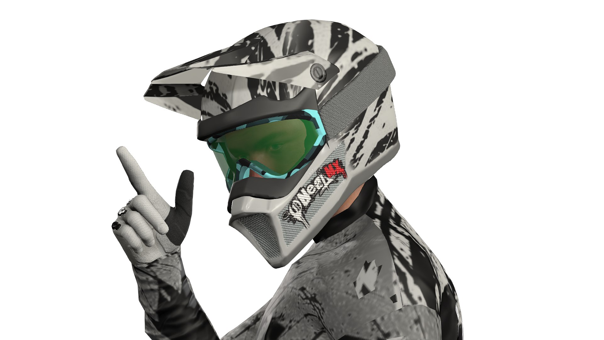Motocross Character 3D Model - TurboSquid 2046988
