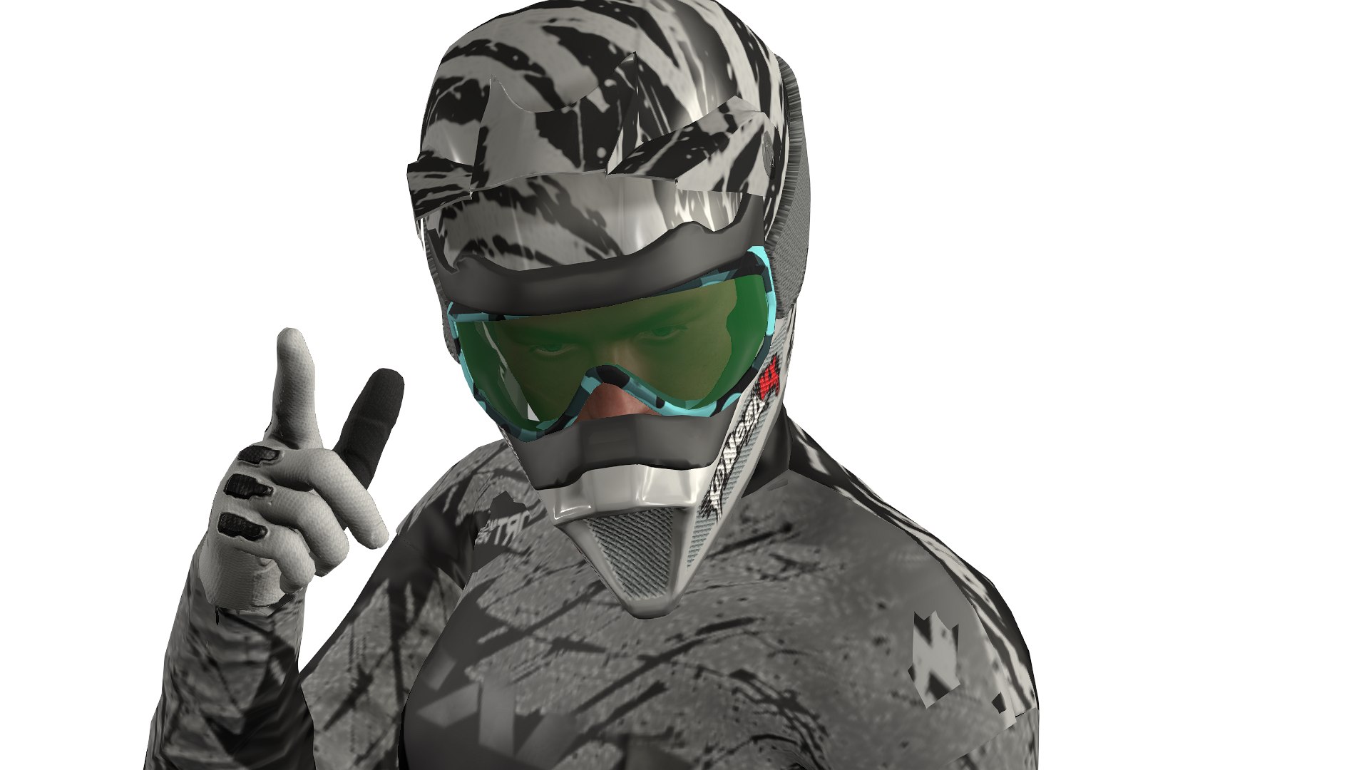 Motocross Character 3D Model - TurboSquid 2046988