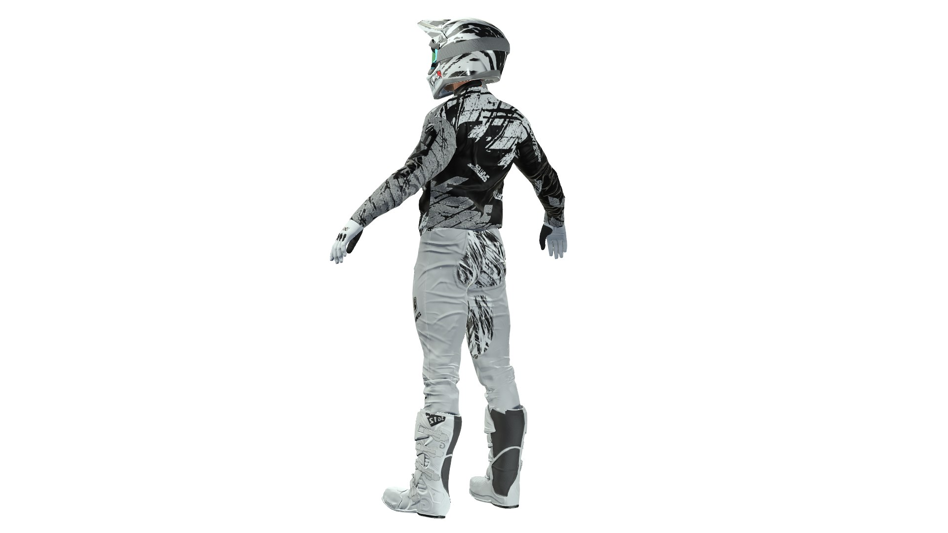 Motocross character 3D model - TurboSquid 2046988