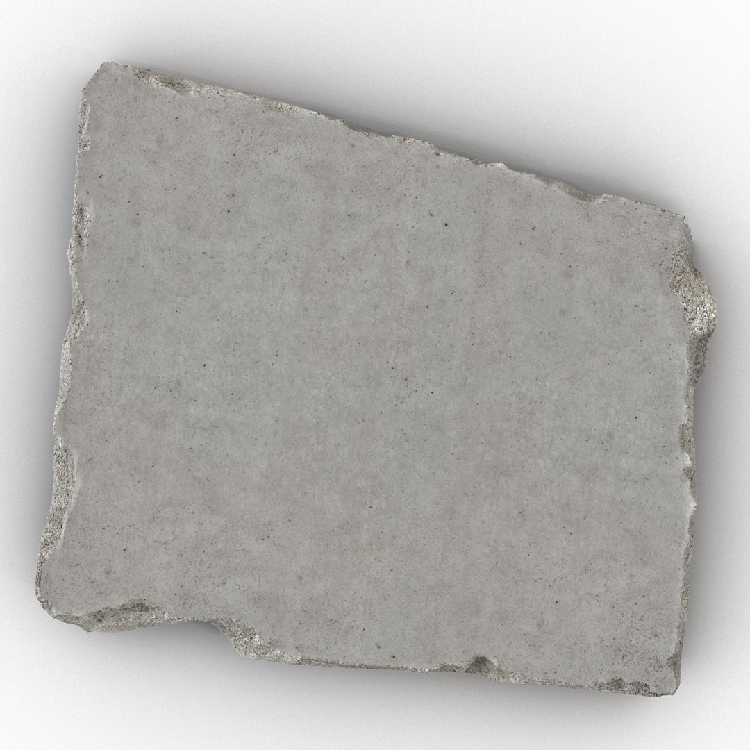 Concrete Chunk 3d Model
